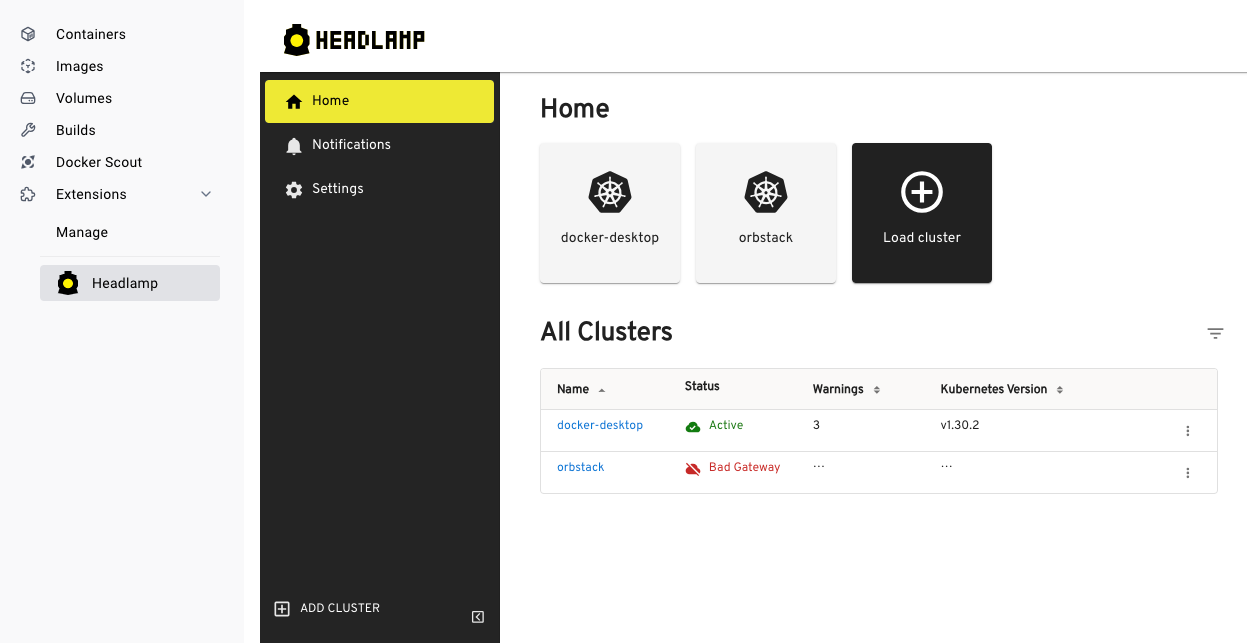 headlamp GUI — Kubernetes体験 2024-11-10 ドキュメント